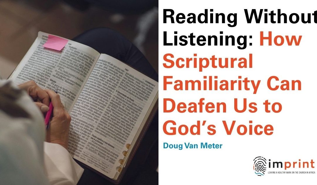 Reading Without Listening - Imprint